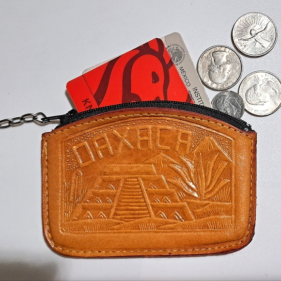 Bags | Mexican Leather Coin Purse | Poshmark